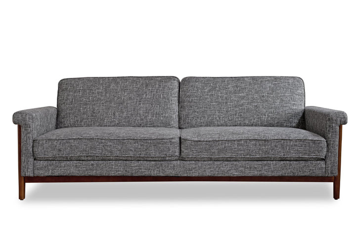 Ashbury Mid Century Modern Futon Sofa Bed Sleeper Sofa Edloe Finch Furniture Co